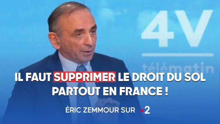 "Il faut supprimer le droit du sol partout en France !" | La Lettre ...